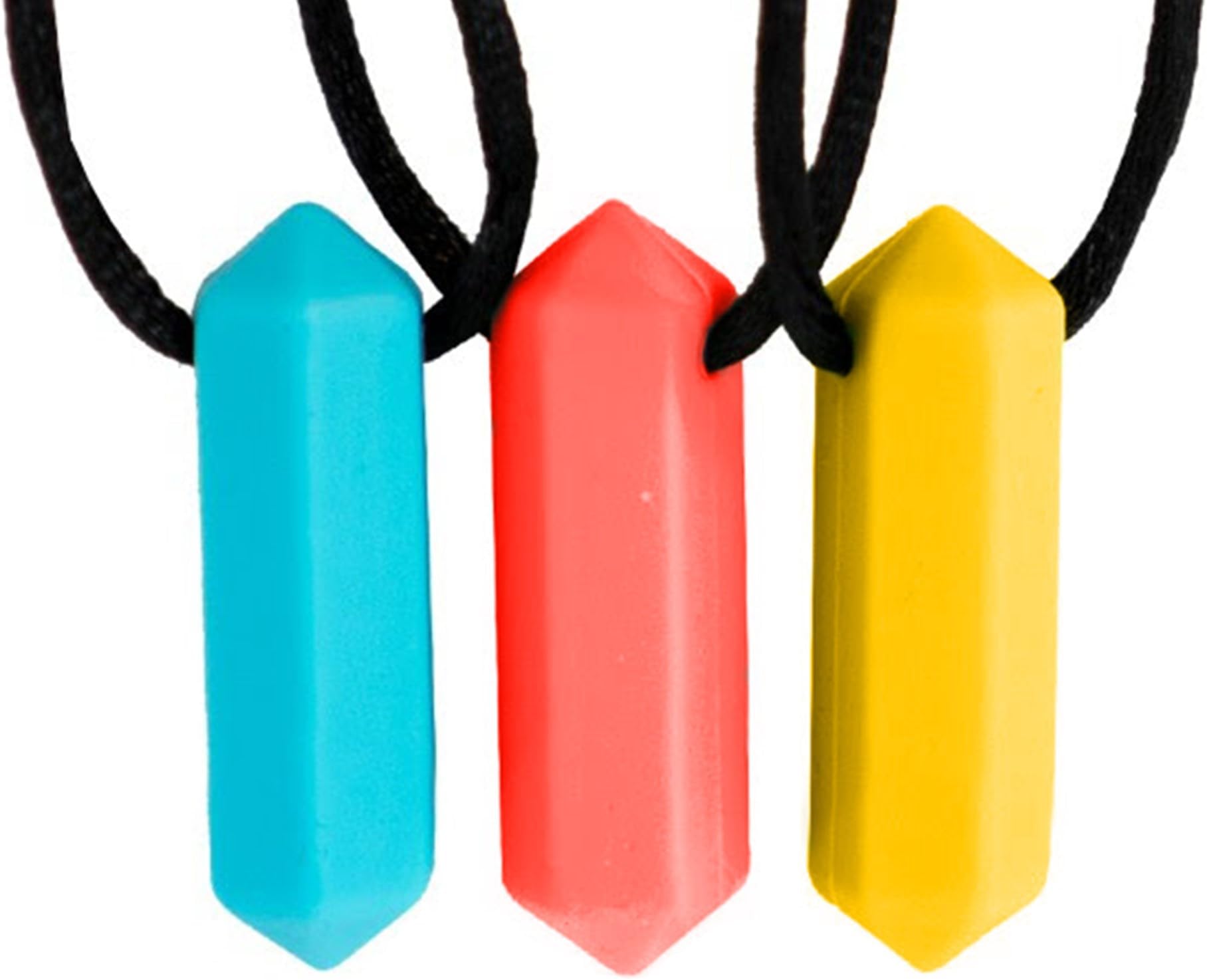 Amazon.com: Tilcare Chew Chew Pencil Sensory Necklace 3 Set - Best for ...