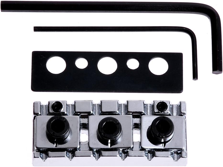 Amazon.com: Chrome Adjustable Floyd Rose Locking Nut/shim Adjustment 42 ...