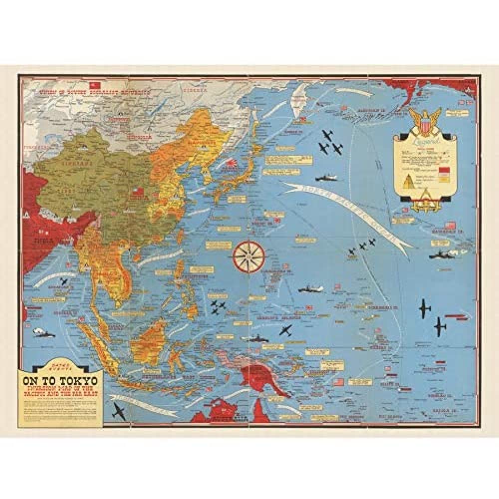 Asia Pacific Map Ww2 The War Map Of The Great East Asia. ... Asia For