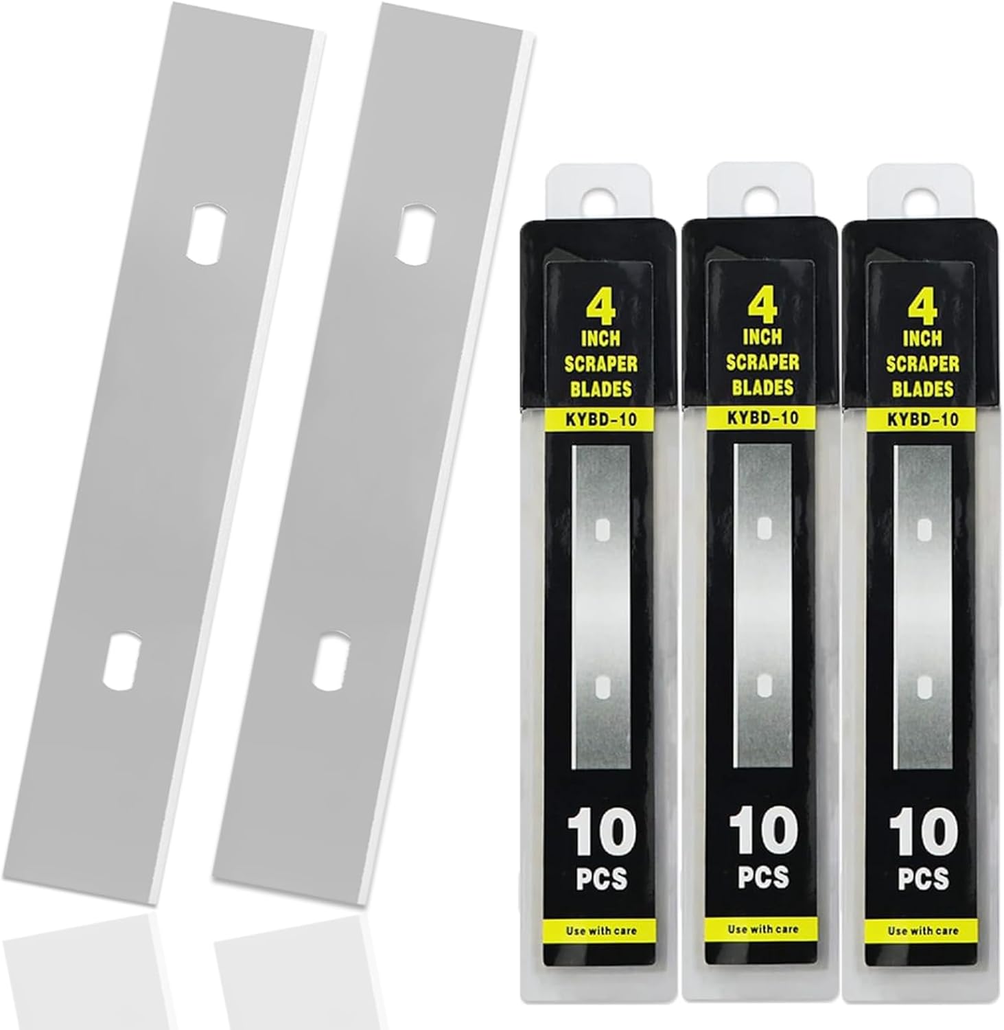 Amazon.com: 4 Inch Scraper Blades for Wallpaper Removal, Stainless ...