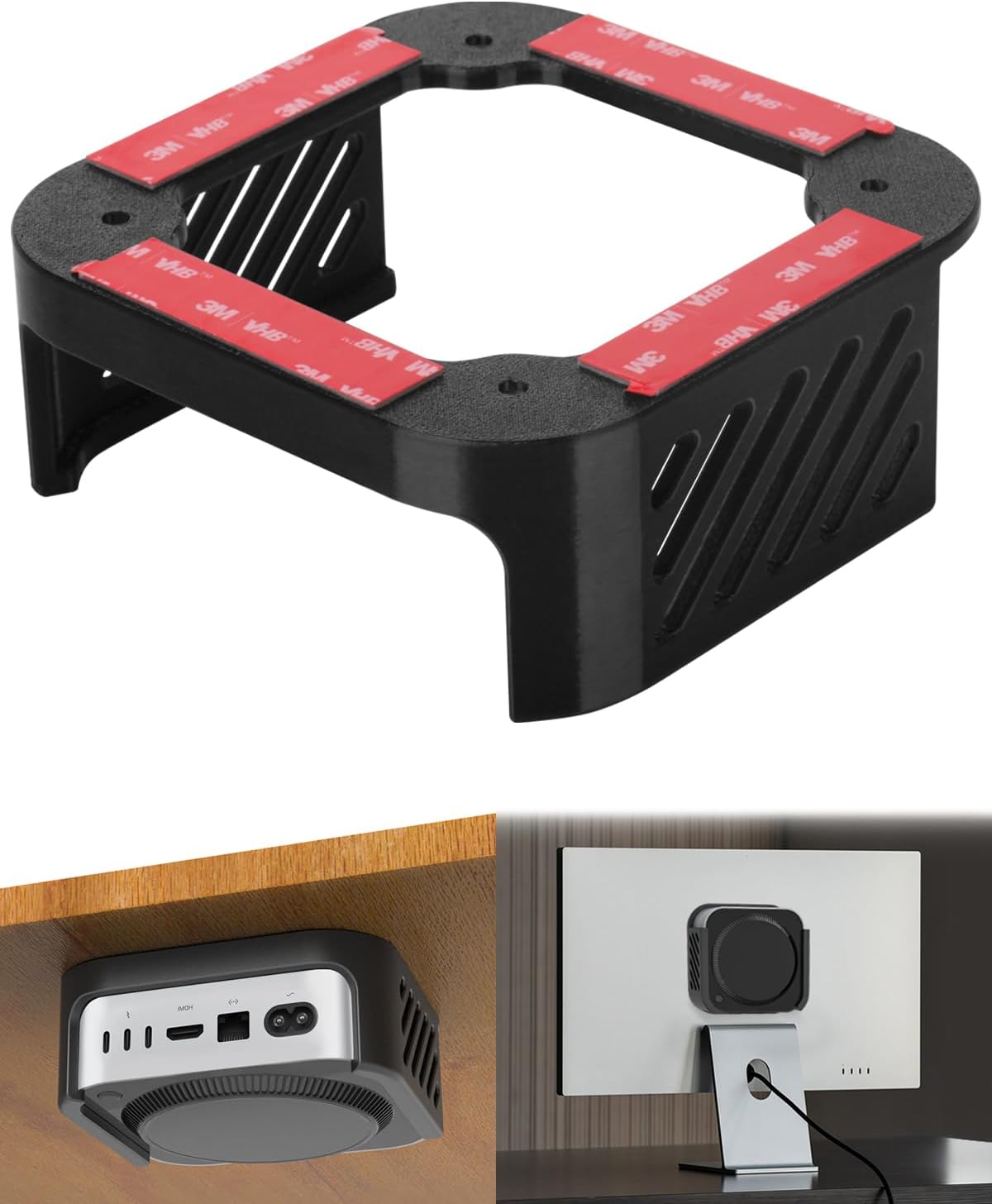 Amazon.com: Mount-It! Adjustable Thin Client Mini PC Mount – Under Desk ...