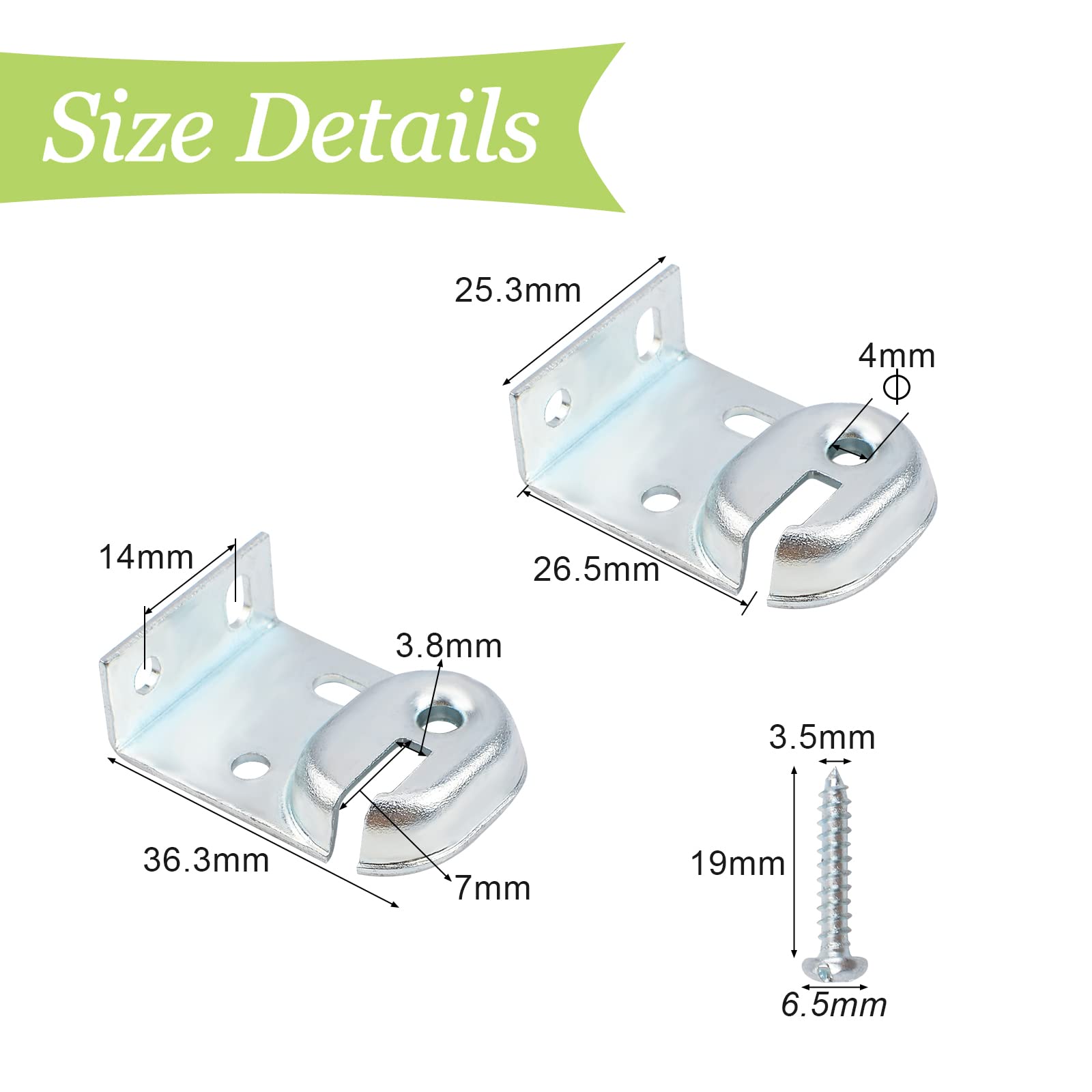 UFURMATE Roller Shades Bracket, 2 Sets Multipurpose Roller Window Shade ...