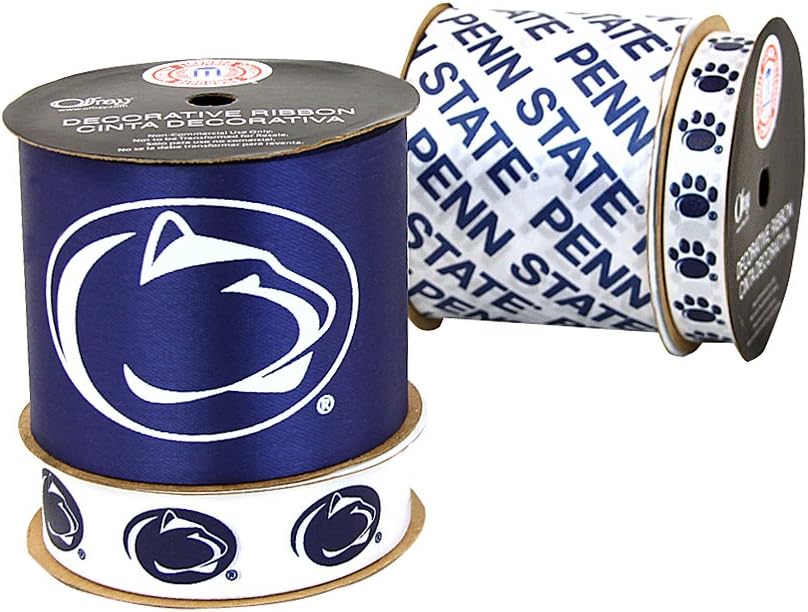 Amazon.com: Offray Penn State University Nittany Lions Printed Craft ...