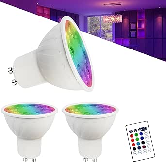 Noobibaba GU10 Color Changing LED Bulbs with Exclusive Loop Mode ...
