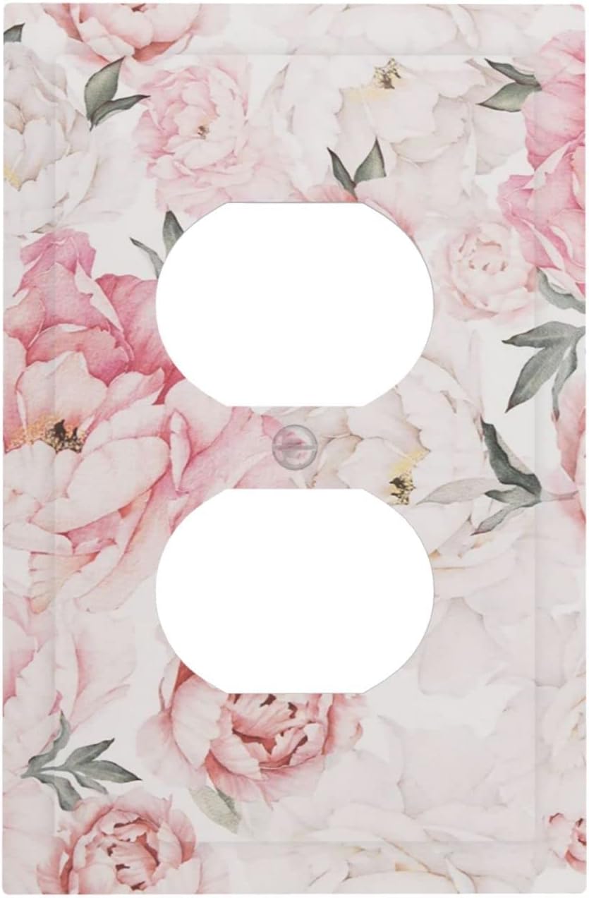 FANYINTY Classic Floral Pattern Design Style Screwless Decorative Wall ...