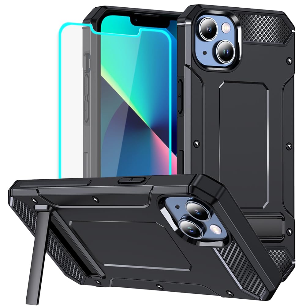 Amazon.com: HNHYGETE for iPhone 14 Case, iPhone 13 Case with Screen ...