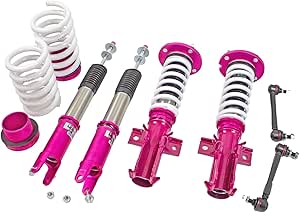 Amazon.com: Godspeed MSS0244-D MonoSS Coilover Lowering Kit, Fully ...
