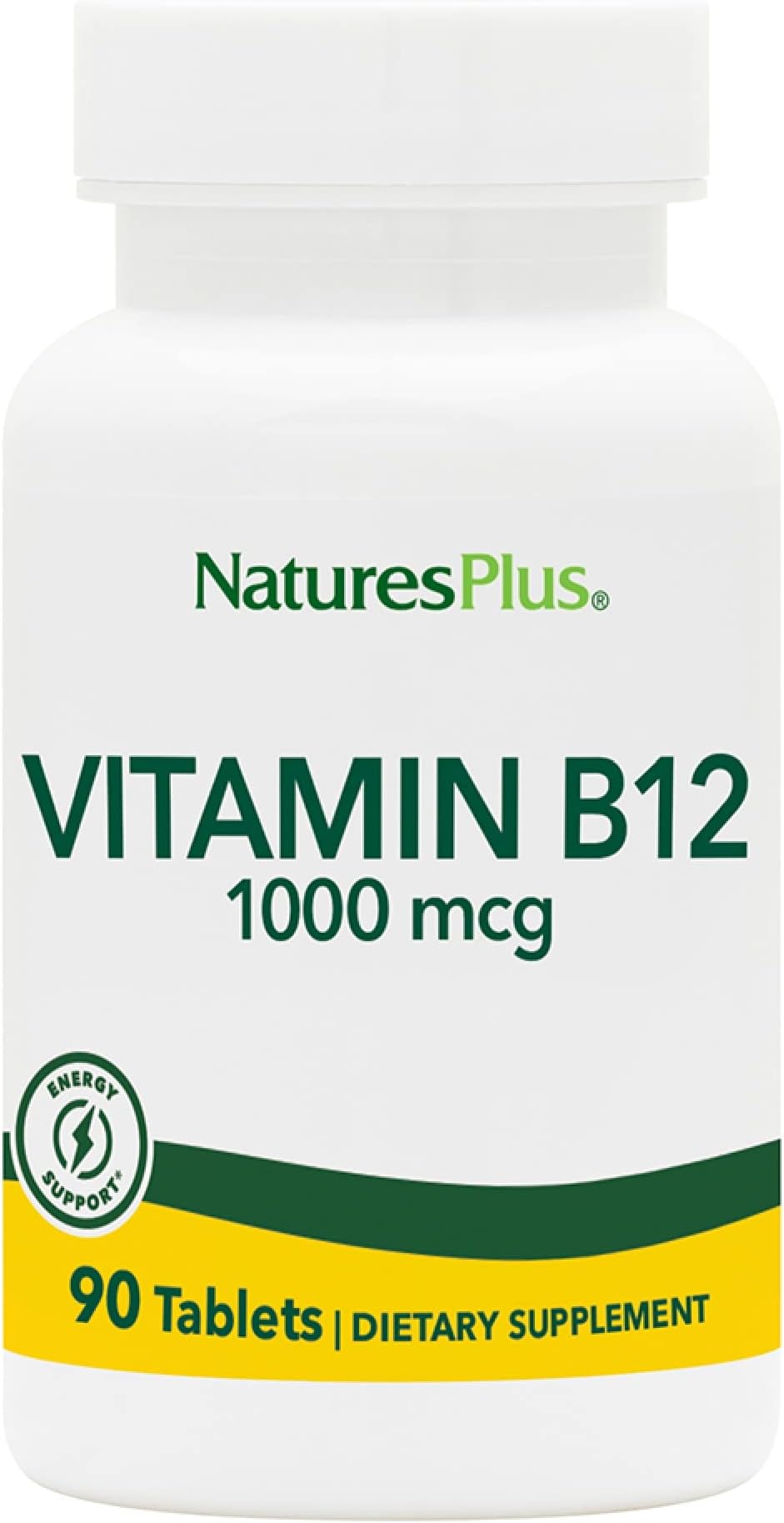Amazon.com: NaturesPlus Vitamin B12 (Methylcobalamin) - 1000 mcg, 90 ...