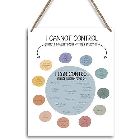 Amazon.com : Therapy Office Wood Wall Decor, Mental Health Wall Art ...