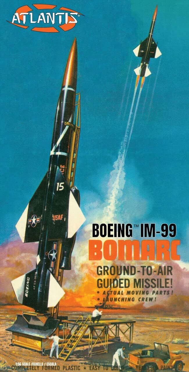 Amazon.com: Atlantis AMCH1806 1/56 Boeing Bomarc Missile Model Kit ...