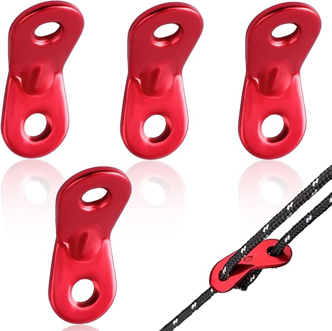 ZELHYEUU 4 Pcs Wind Rope Cord Adjuster Buckle, Rope Tensioner, Guyline ...