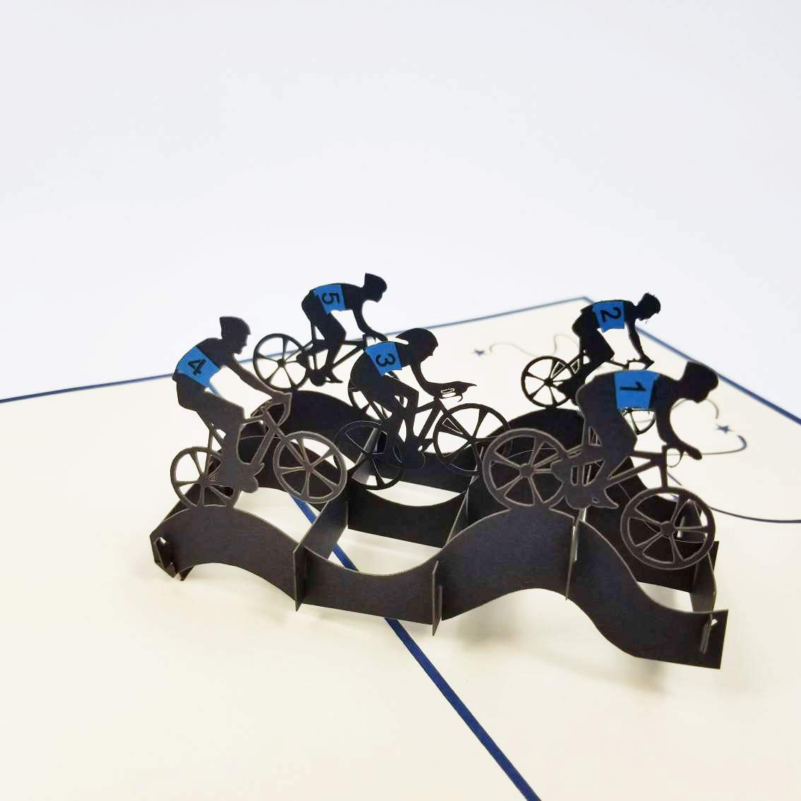 Amazon.com : POP CARD EXPRESS Bicycle Racing Cards - Birthday Card ...