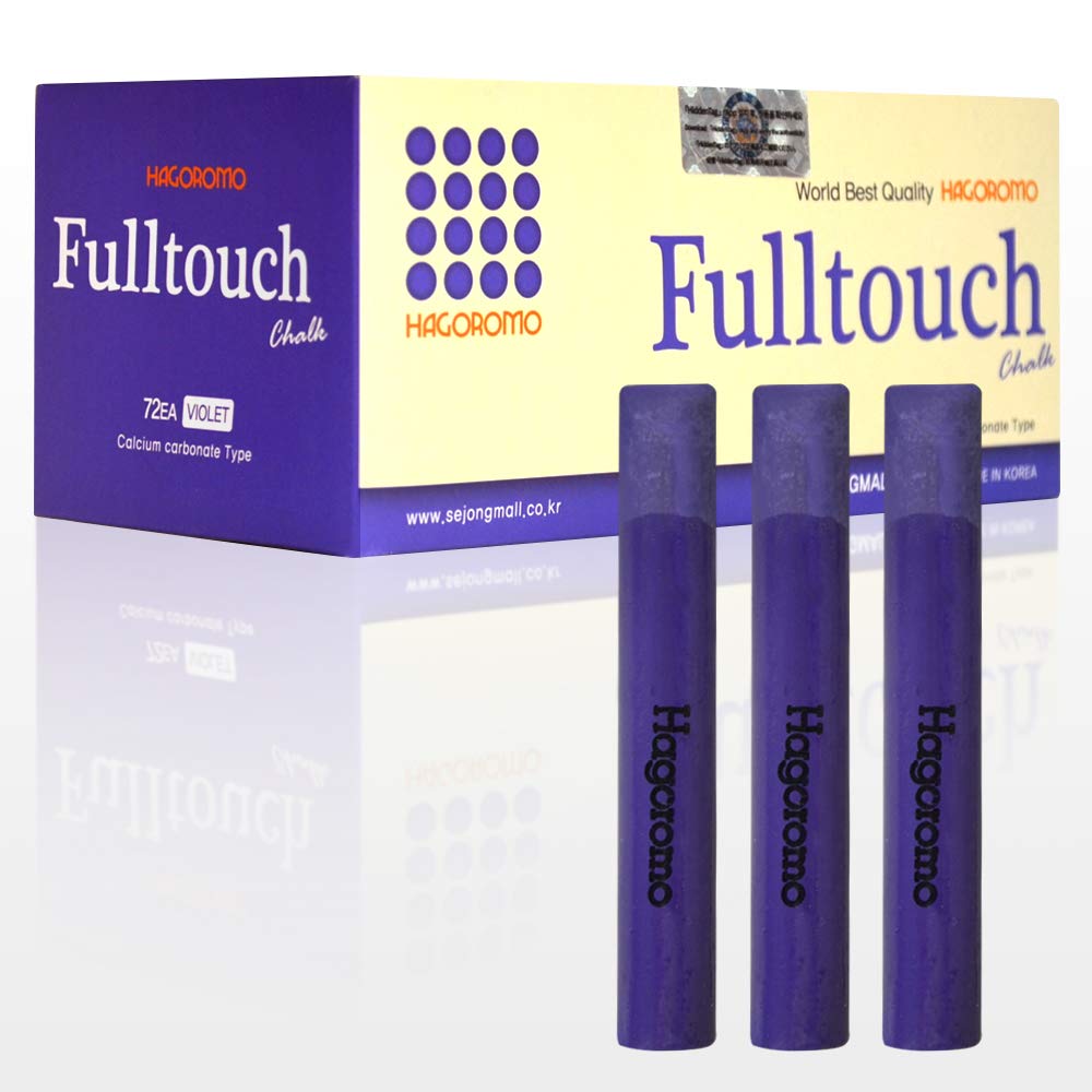 Snapklik.com : Fulltouch Color Chalk 1 Box 72 Pcs/Violet