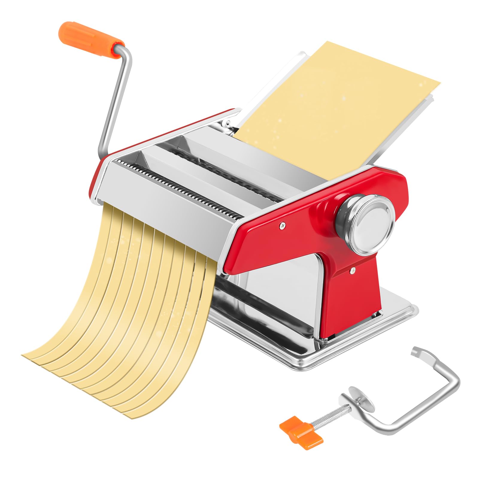Amazon.com: Fogein Pasta Machine,9 Adjustable Thickness Settings Pasta ...