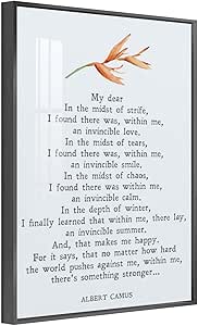 Amazon.com: OLLiNs Invincible Summer Poem - Literature Motivation ...