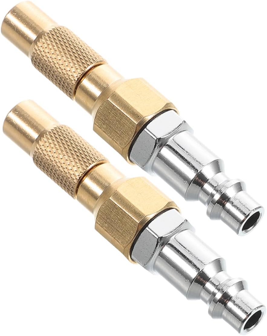 OFFIGAM 2pcs Quick Connect Air Adapter Male Threaded Inflator Fitting ...