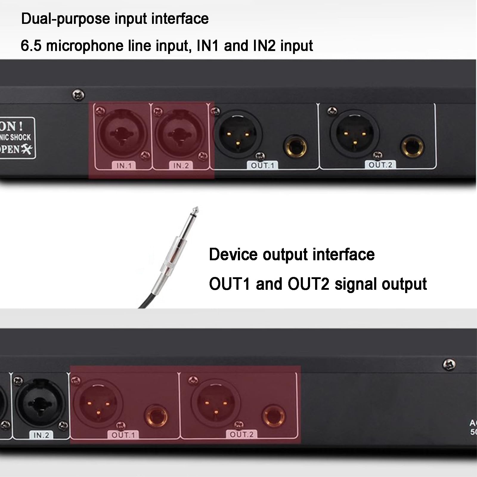 Karaoke Audio Equipment Digital Feedback Suppressor - Anti-Howling ...