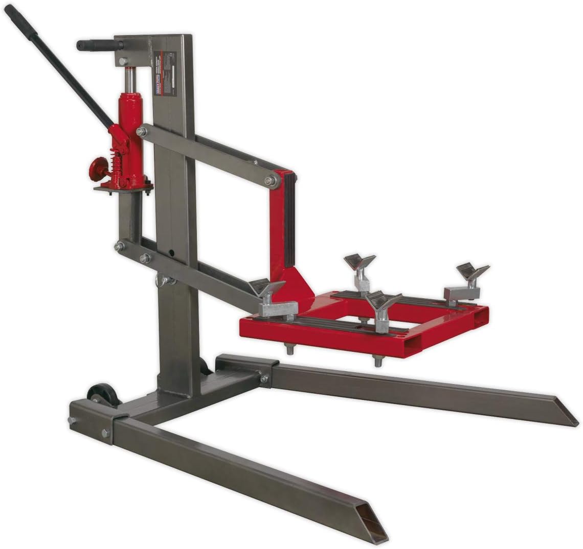 Sealey Mcl500 Single Post Motorcycle Lift 450Kg Capacity : Amazon.co.uk ...