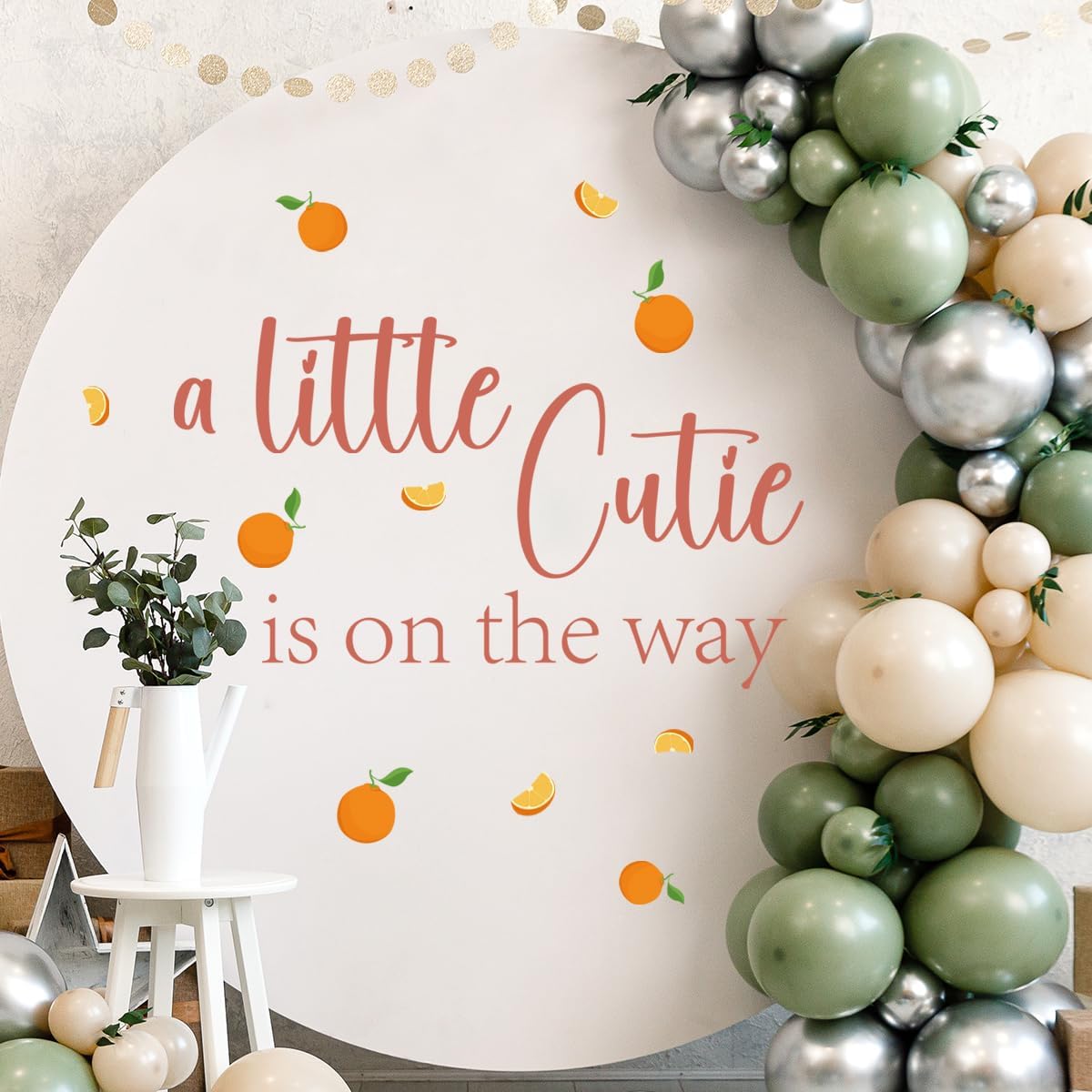 Amazon.com: A Little Cutie is On Her Way Party Decal,A Little Cutie is ...