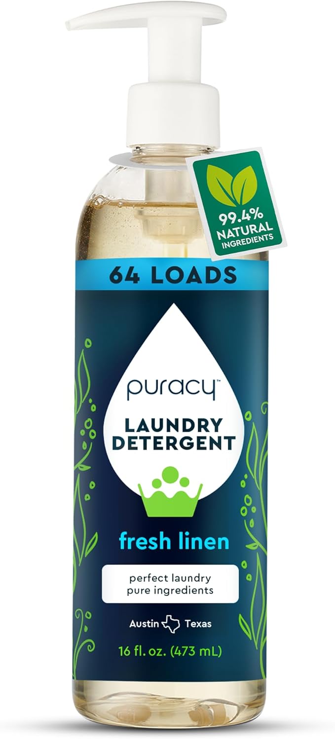 Amazon.com: Puracy Laundry Detergent - Enzyme-Powered Liquid Laundry ...