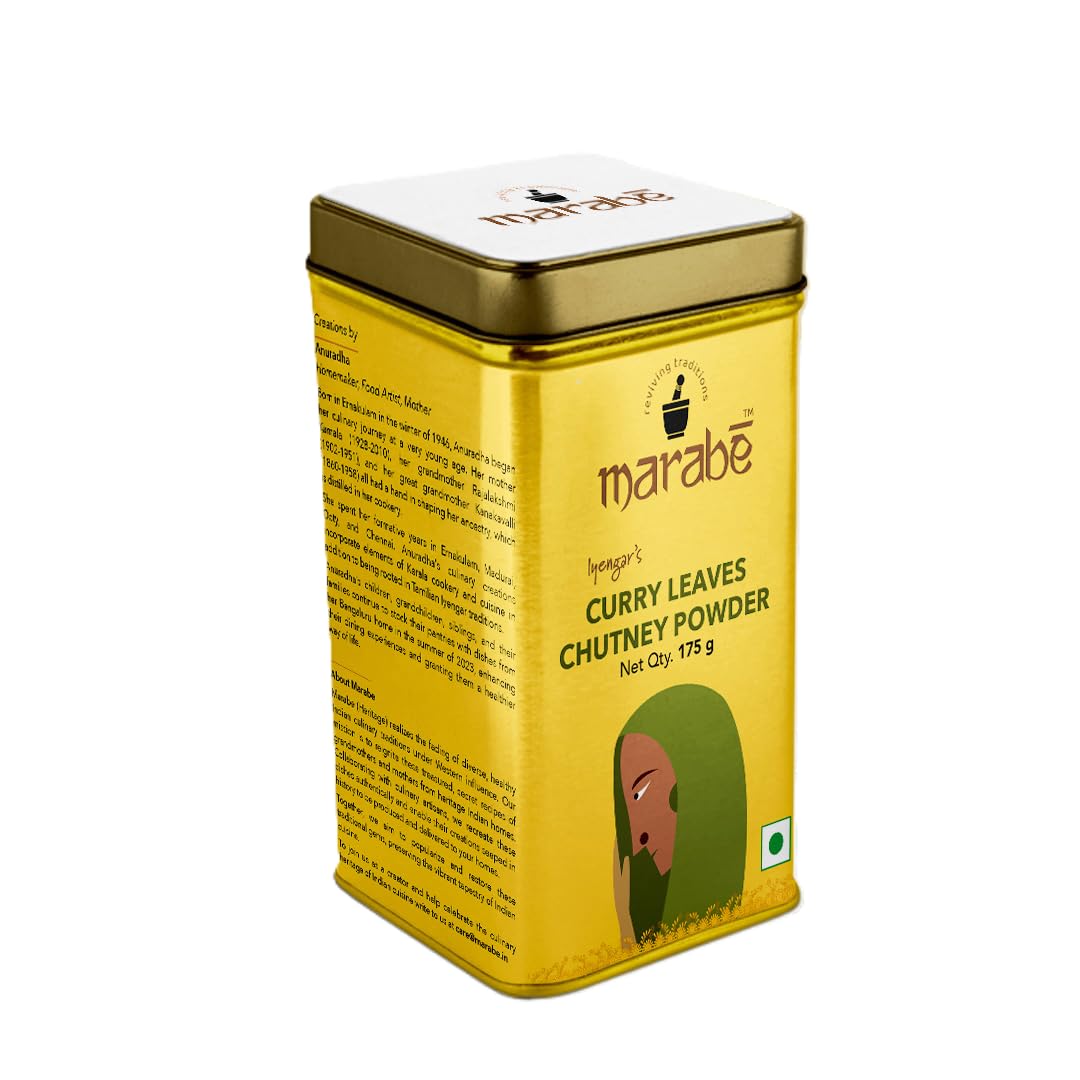 Marabe Traditional Foods - Curry Leaves Chutney Powder | Karivepaku ...