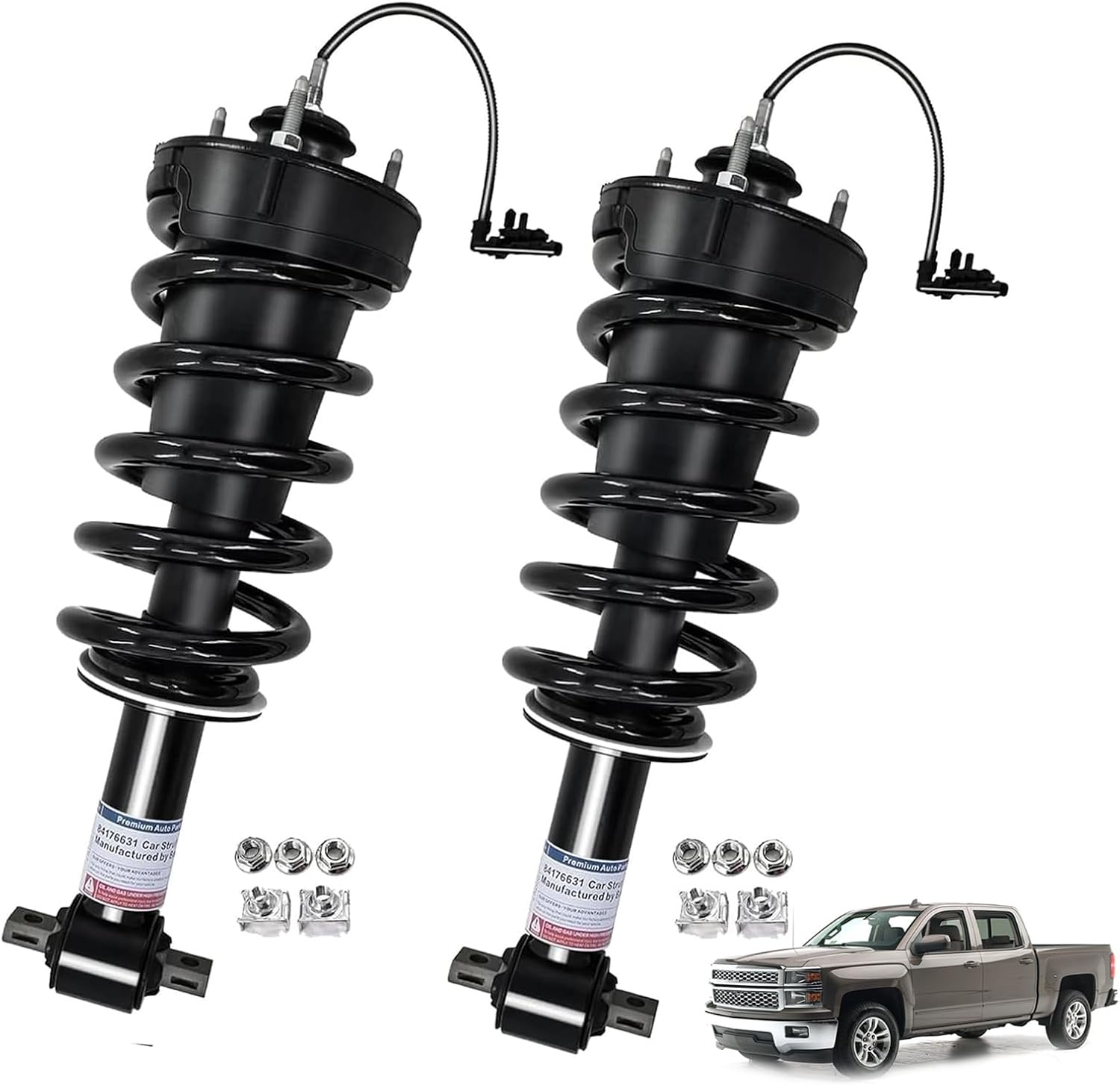 Amazon.com: Jaxivo 2PCS Front Shock Absorber Struts Assembly Magnetic ...