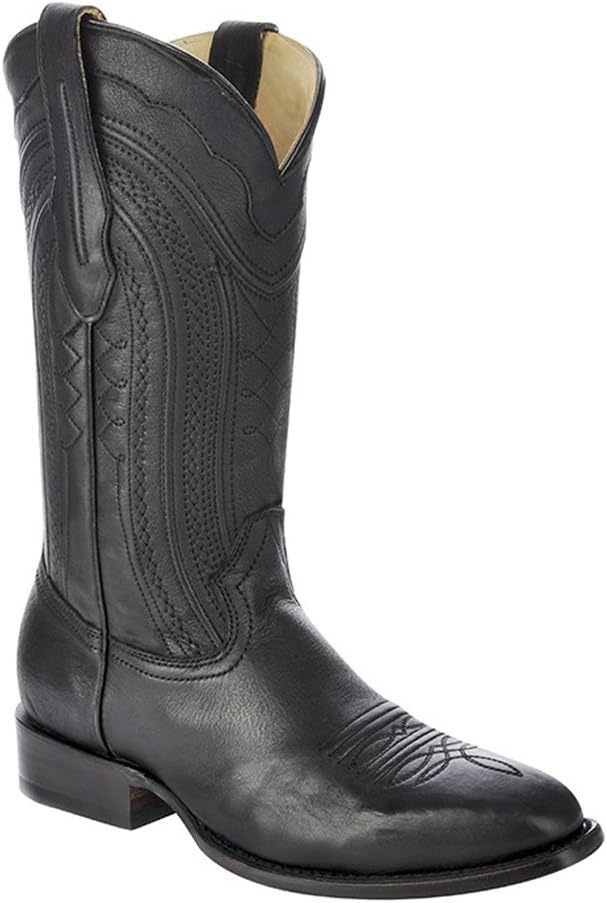 Amazon.com | CORRAL Men's Black French Toe Cowboy Boots C3028 | Western