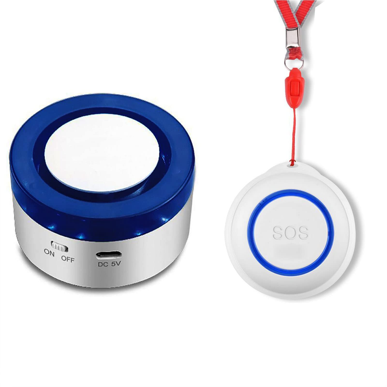 Buy Wifi Caregiver Pager Smart Wireless Call Button System Personal ...