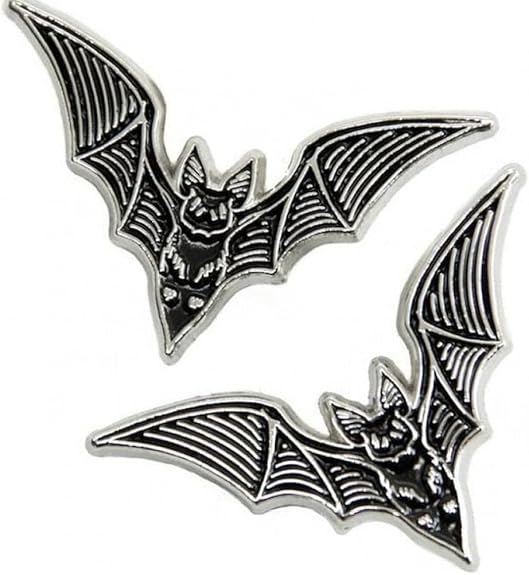 Amazon.com: Nice2Pcs Bat Enamel Pin Alternative Goth Witchy Style Bat ...