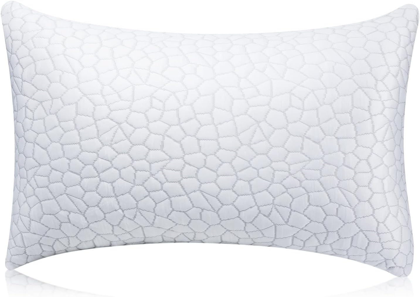 HEYCUZI Adjustable Pillows Queen Size Set of 2 - Cooling Shredded Memory Foam Pillow for ...