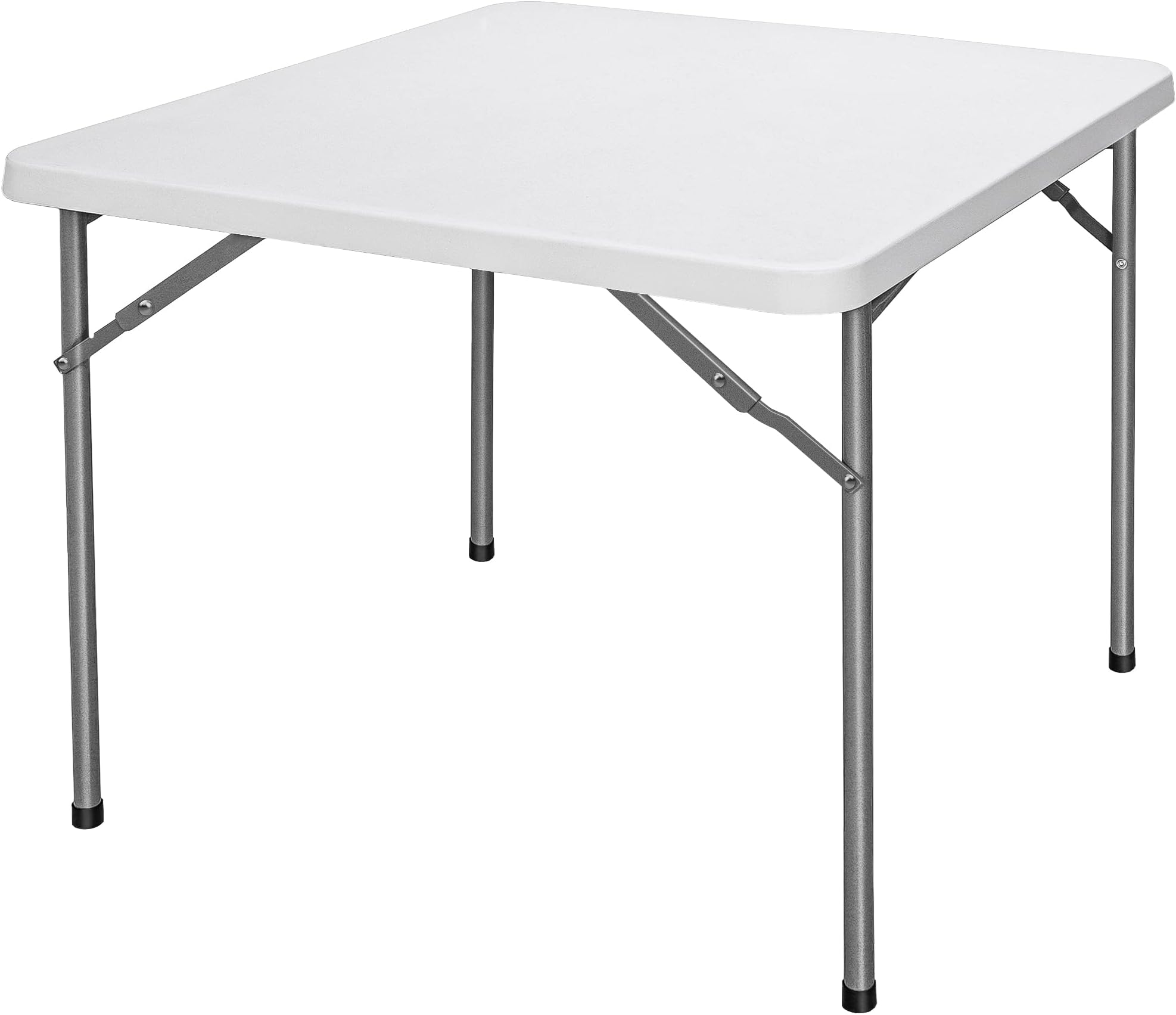 Amazon.com: 5566 34 Inch Square Plastic Folding Table, Indoor Outdoor ...