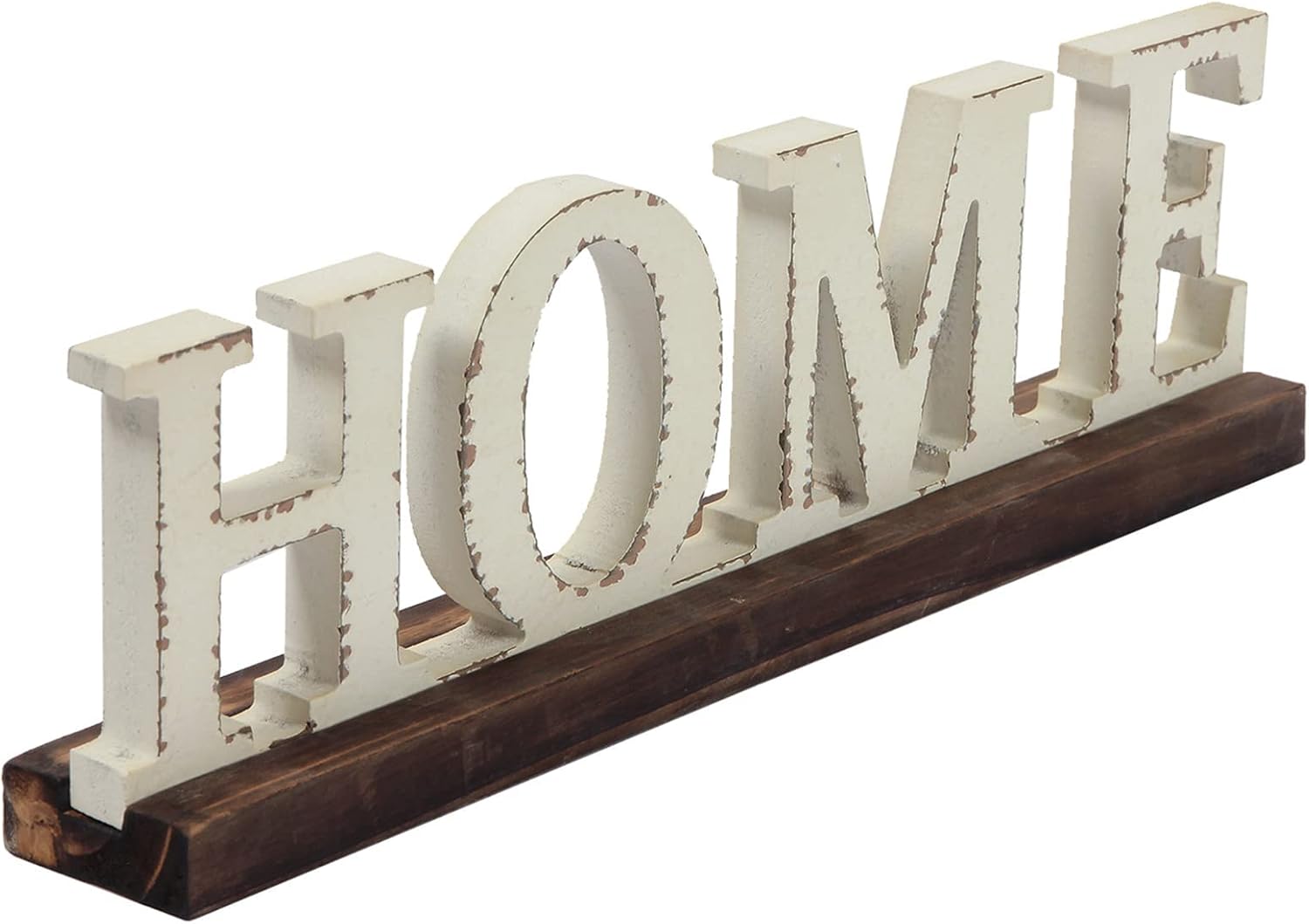 Sintosin Rustic Home Decor Signs for Tabletop 14", Boho Distressed ...