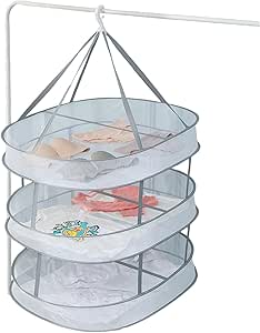 Amazon.com: Wumuzai Sweater Drying Rack Mesh Foldable, Lay Flat Clothes ...