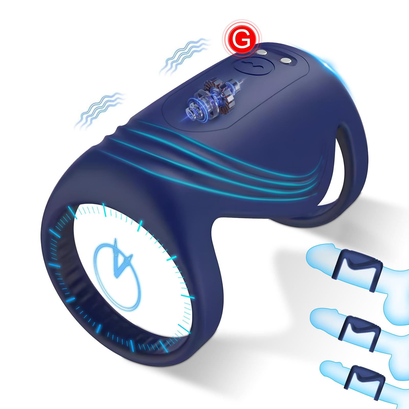 Amazon.com: Penis Sleeve Vibrator Cock Vibrating, Sex Toys with 10 ...