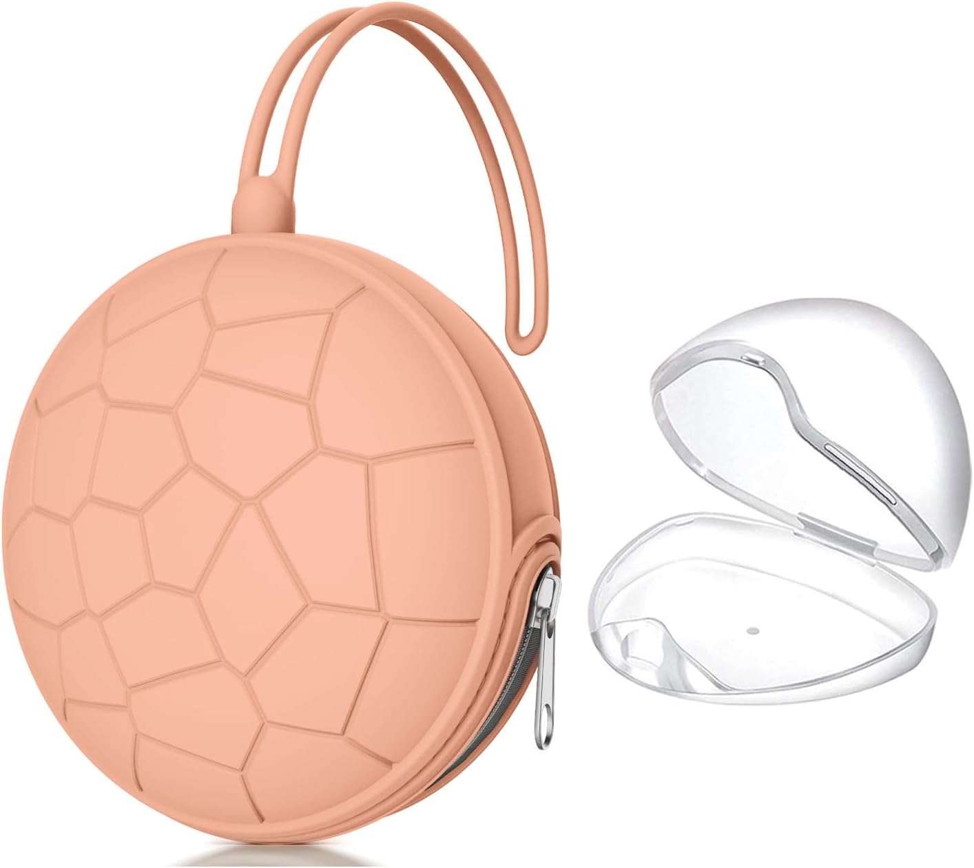 Smlpuame Dummy Holder Case Set,BPA Free Silicone Pacifier Holder Pod ...