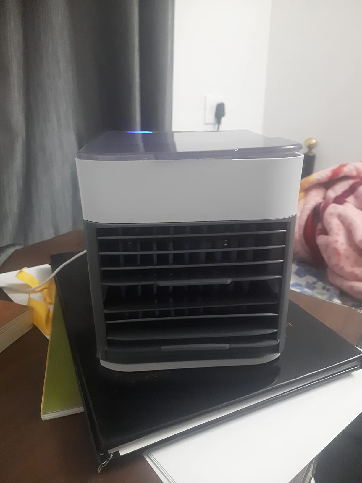Personal Mini Air Conditioner with LED Light, Portable, Quiet USB Air ...