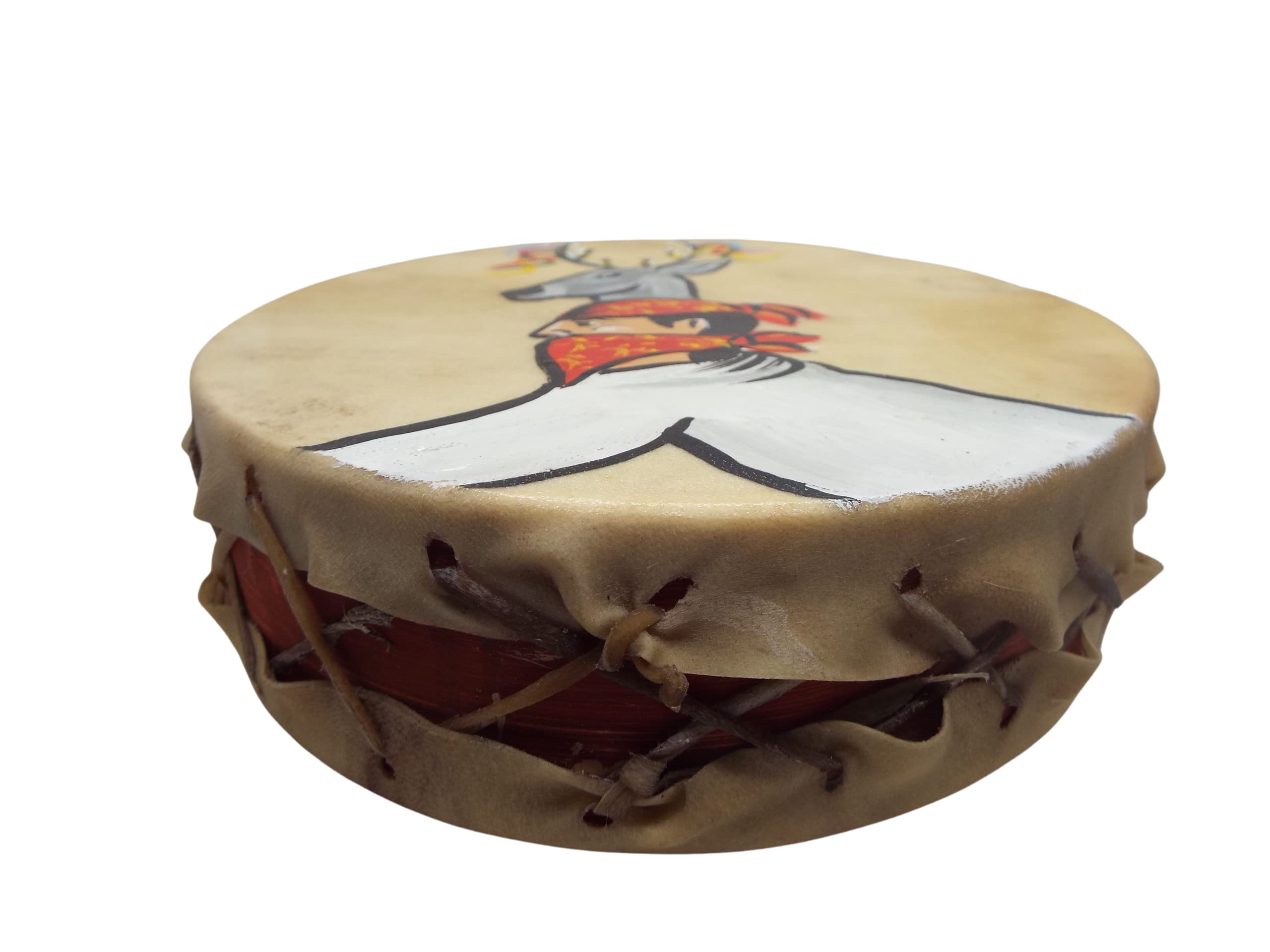Native American Painted Drums Native American Drum Stock Illustrations