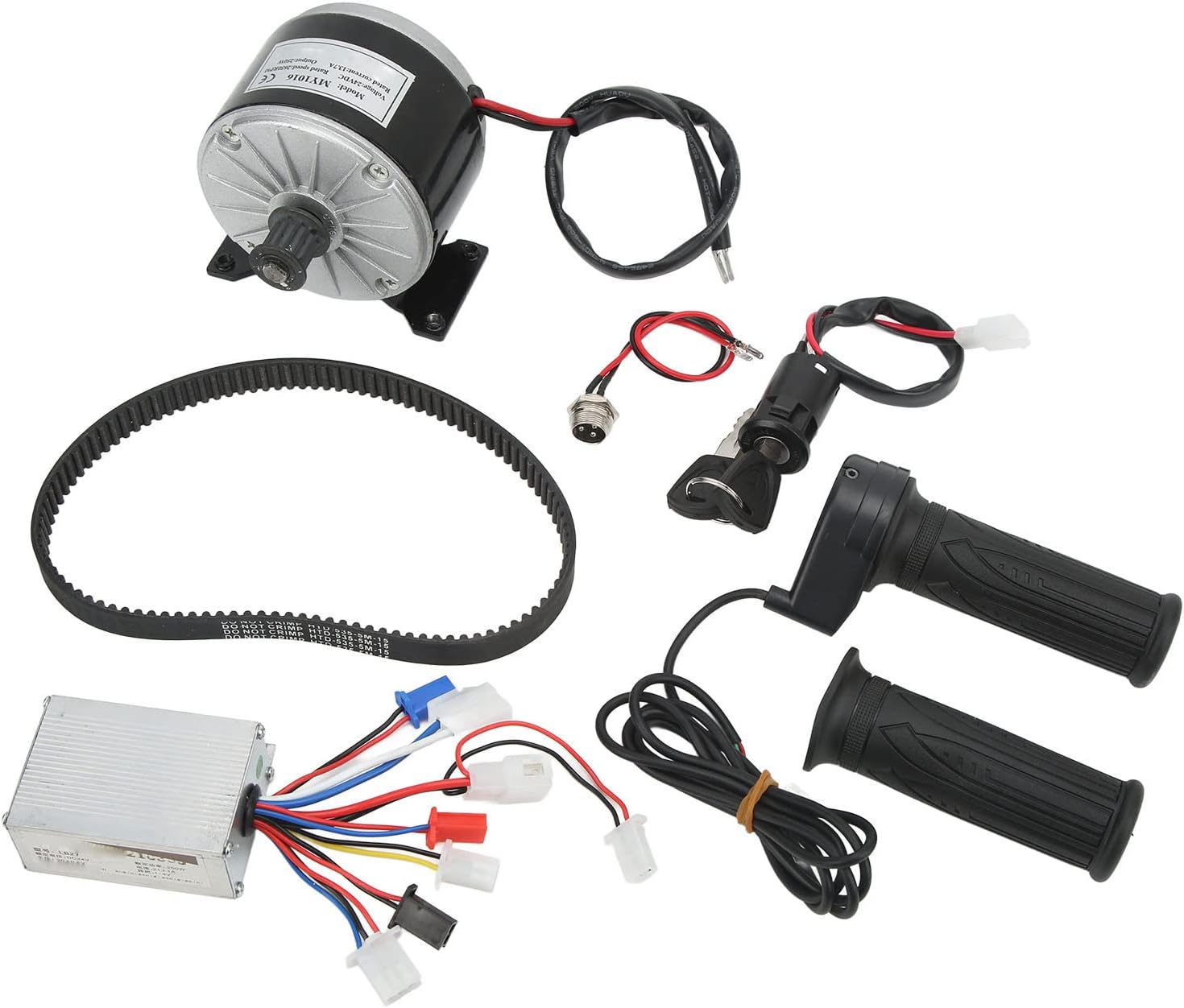 Aramox Electric Motor Kit, 24V 250W Electric Motor Kit Synchronous Gear ...