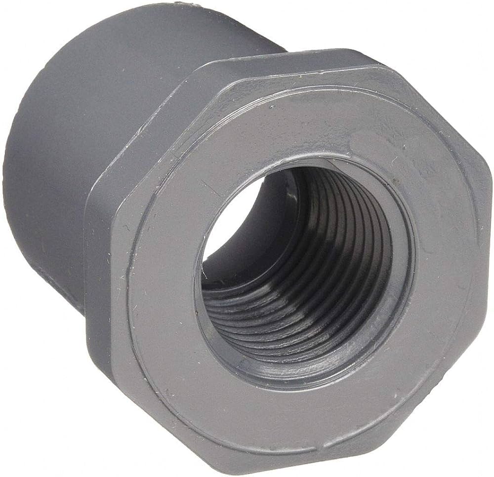 ZoroSelect PVC Reducing Bushing Spigot X FNPT 1 4 In X In 55 OFF
