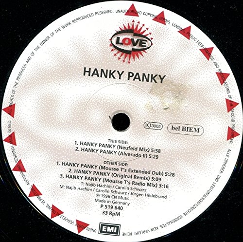 Hanky Panky [Vinyl Single 12''] - : Amazon.de: Musik-CDs & Vinyl