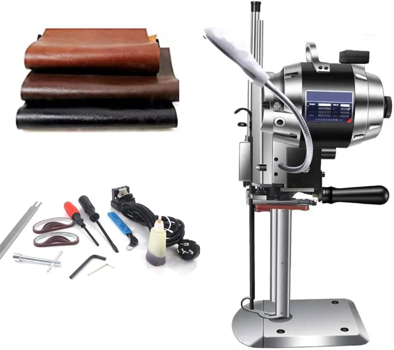 Amazon.com: BDJSN Industrial Fabric Cutter, Desktop High-Speed Straight ...