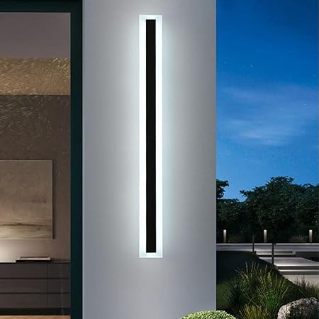 ZTWLEED 25W Applique Murale Exterieur,115CM Barre LED Appliques Abat ...