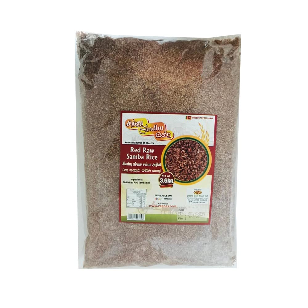 Buy Sindhu Red Raw Samba Rice 3.6KG | Samba Rice | Easy Cook | y Rice ...