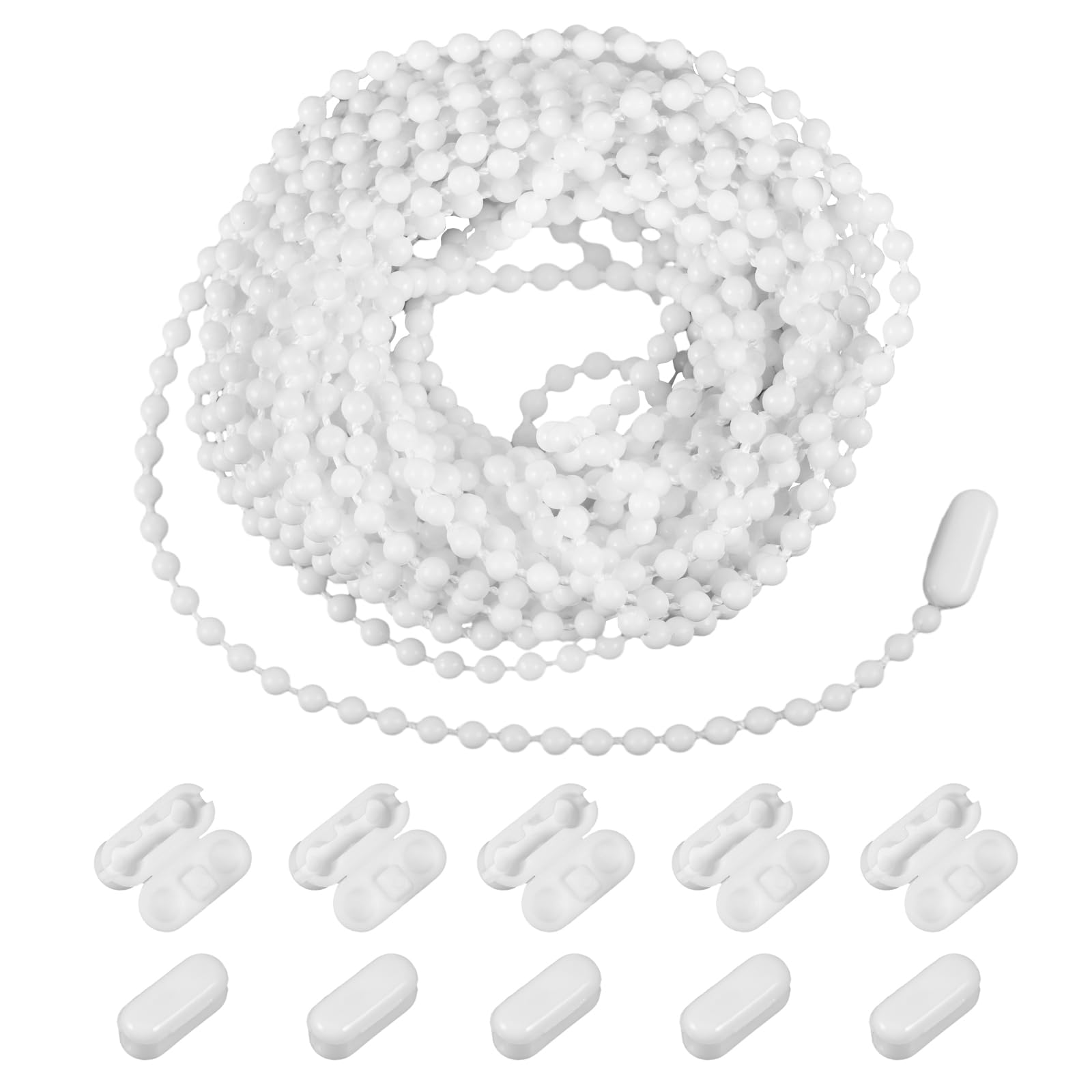 10M Roller Blind Chain White Blind Chain with 10pcs of Mating ...