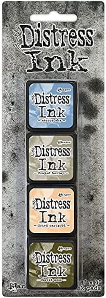 Amazon.com: Ranger TDPK-40408 Distress Mini Ink Kit, 10