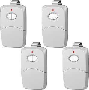 Kingdder 4 Pcs Two Button Gate Remote Control Compatible with Linear ...