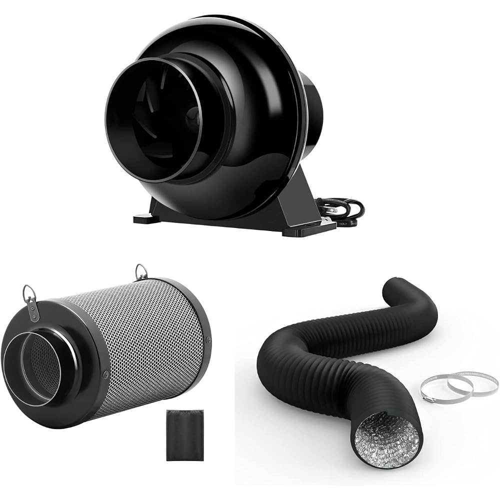 $12/mo - Finance iPower 4 Inch 195 CFM Inline Fan Air Carbon Filter ...