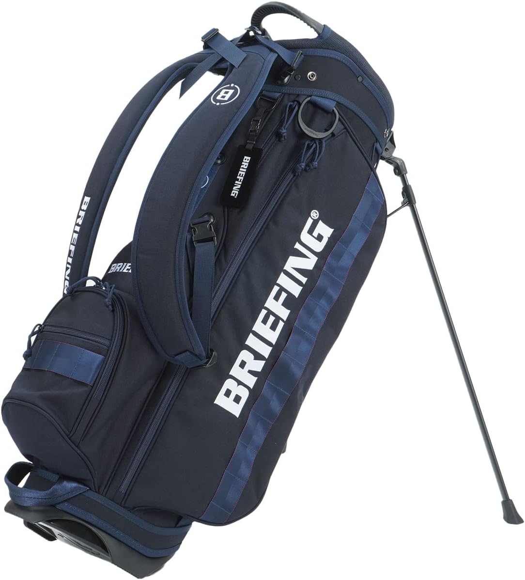 Amazon | [BRIEFING] CR-4 ＃03 1000D BRG231D08 NAVY ネイビー ゴルフ キャディバッグ | ブリーフィング(BRIEFING) | メンズキャディバッグ