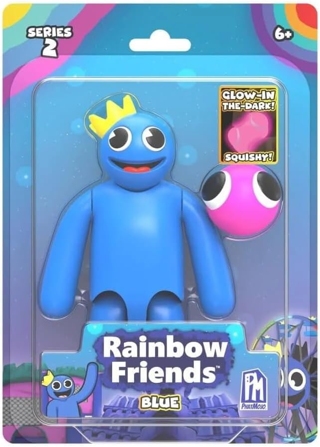 Amazon.com: Rainbow Friends - Blue 5'' Action Figure - Series 2 : Toys ...