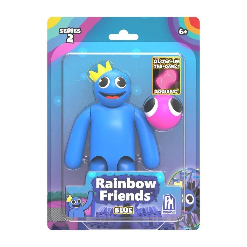 Rainbow Friends - Blue 5'' Action Figure - Series 2, Figures - Amazon ...